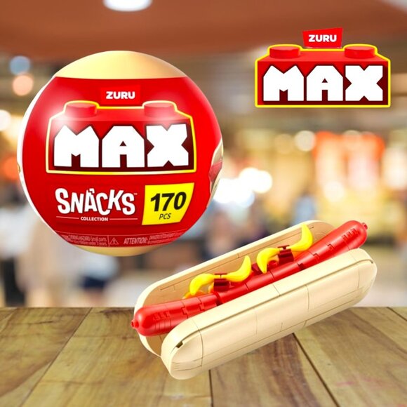 Zuru | Toys | Zuru Max Premium Snack Building Bricks Collection Hot Dog ...